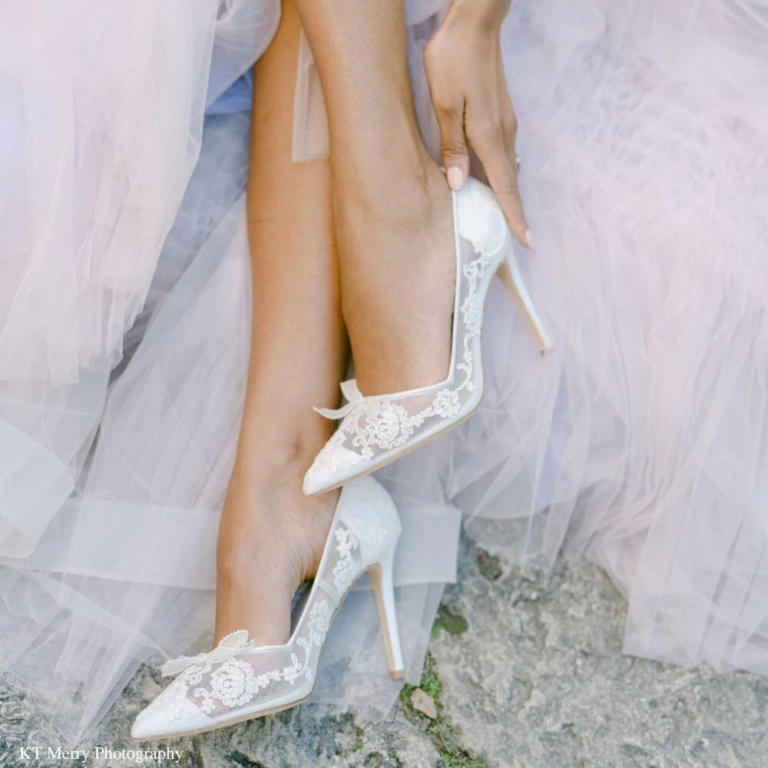 Lace Wedding Shoes For Every Bride | RSVP Events